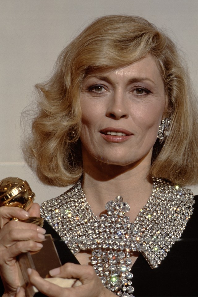 Faye Dunaway - Golden Globes