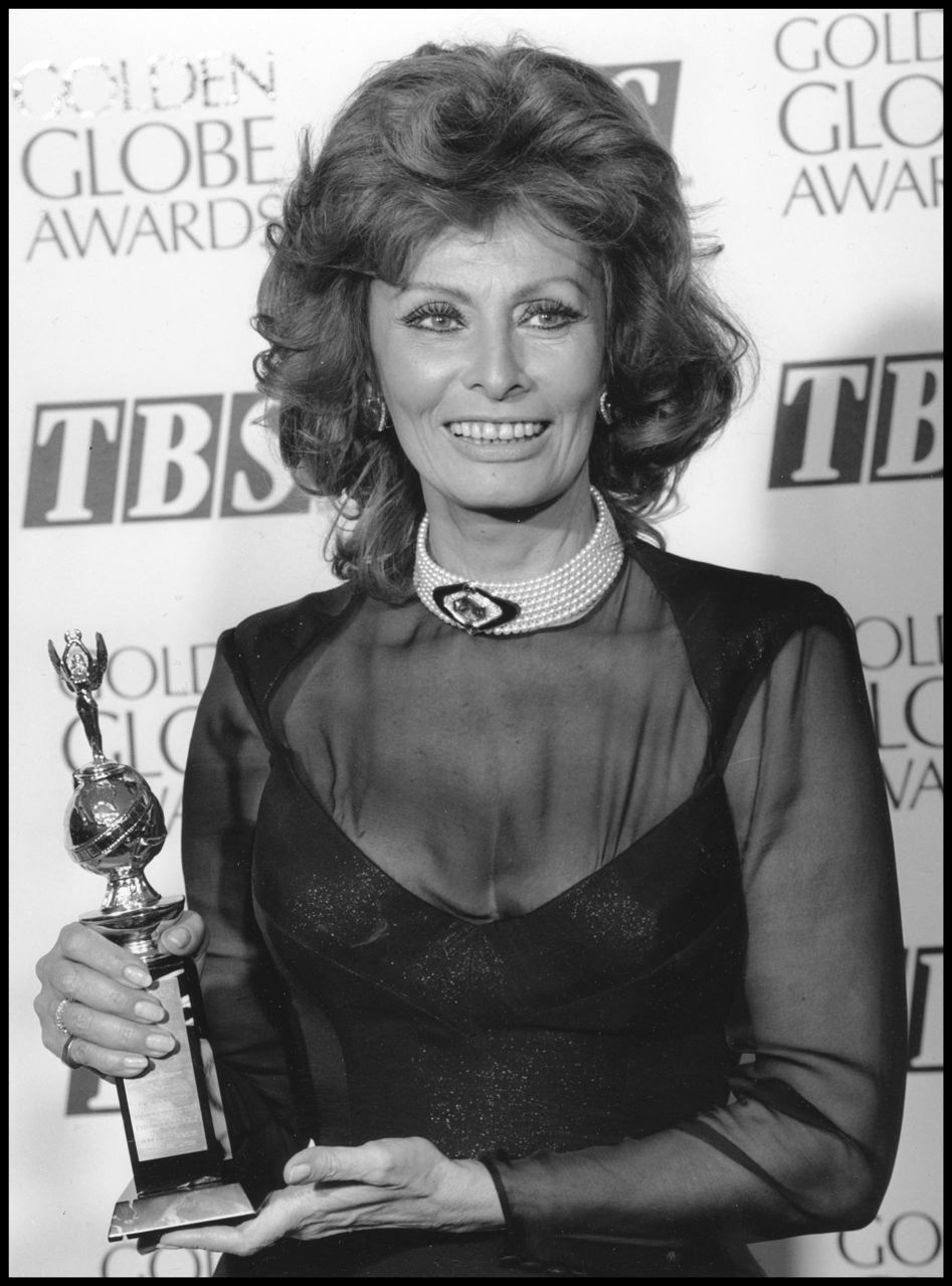 Sophia Loren - Golden Globes