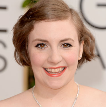 Lena Dunham's 71st Annual Golden Globes Red Carpet Arrival - Golden Globes